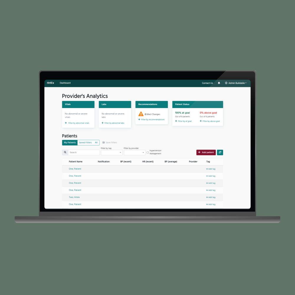 Hypertension Healthcare Portal